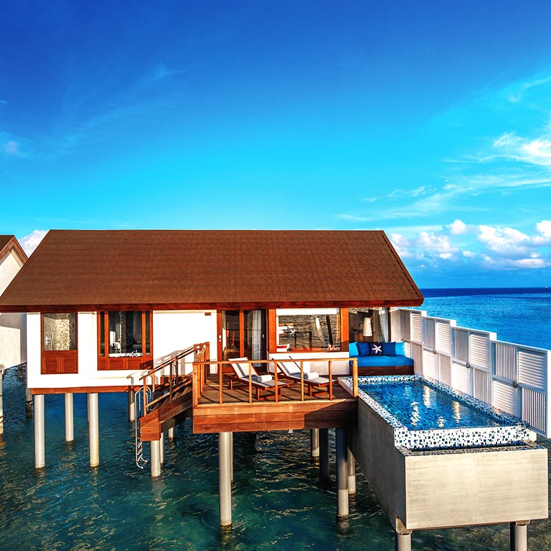 Water Villa with Pool in Maldives | OBLU SELECT at Sangeli Water Pool Villa