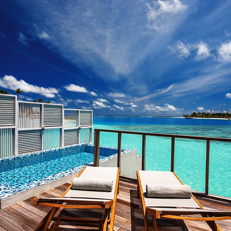 Water Villa with Pool in Maldives | OBLU SELECT at Sangeli Water Pool Villa